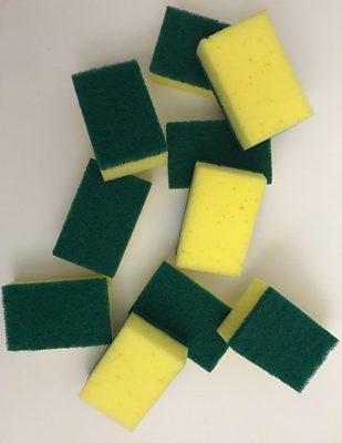 40 Pcs Heavy Duty Multi Purpose Sponge Scrubber-Supper Absorbents-USA ...