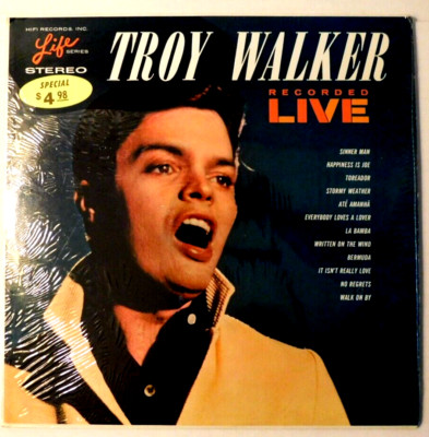 LP Troy Walker - Recorded Live - Life Series HIFI Records - Stereo ...