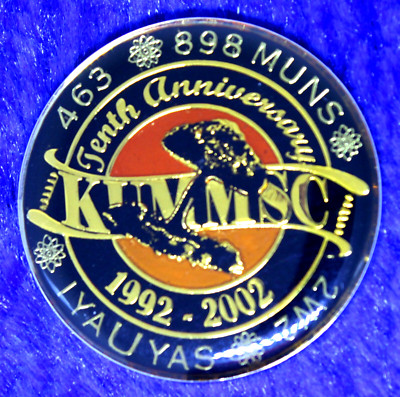 USAF 463rd 898th MUNS 10th Anniversary KUMMSC Nuclear Challenge Coin C ...