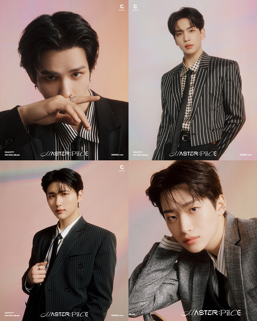 CRAVITY [MASTER:PIECE] 5th Mini Album/CD+Photo Book+Lyric+Card K-POP ...