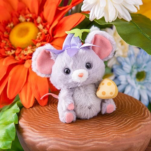 Japan Tokyo Disney Resort Plush Keychain Mouse Cheese Tinker Bell ...