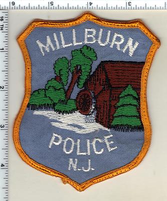 Millburn Police (New Jersey) Uniform Take-Off Shoulder Patch from the ...