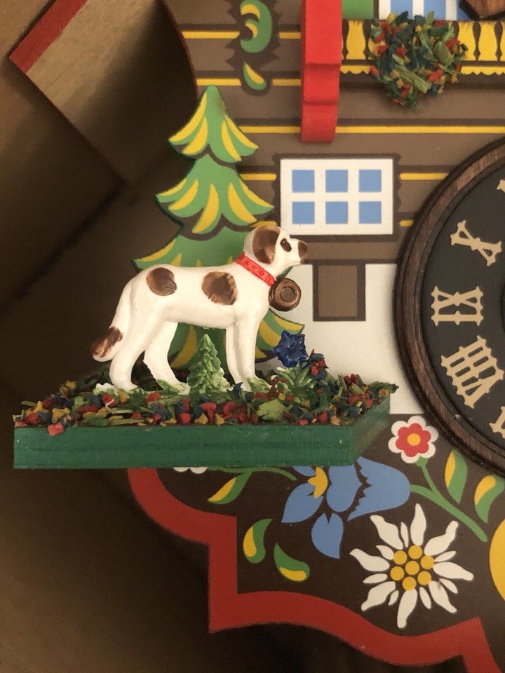 NEW PRICE DROP !!Black Forest Chalet Cuckoo Clock- German-Colorful ...