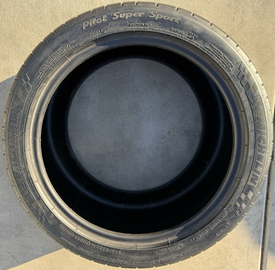ONE BRAND NEW 345/30ZR19 Michelin Pilot Super Sport Tire 3453019 | eBay