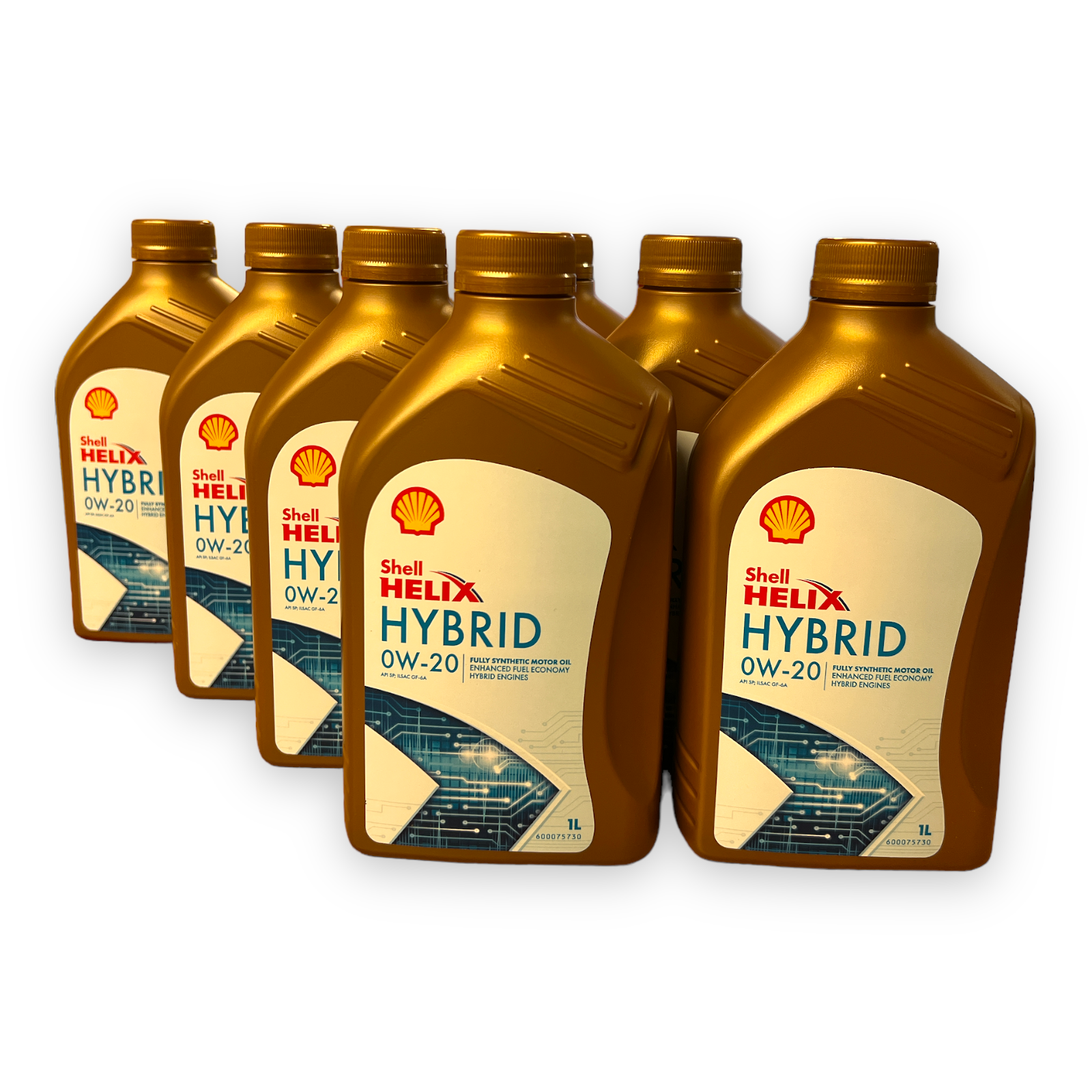 9x1 Liter Shell Motoröl Helix HYBRID 0W-20 Motoröl 0W20 API SP / ILSAC ...