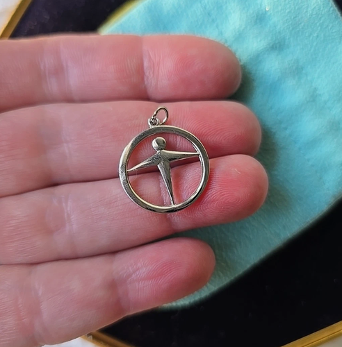 Tiffany & Co Sterling Silver 925 Manpower Pendant Charm | eBay