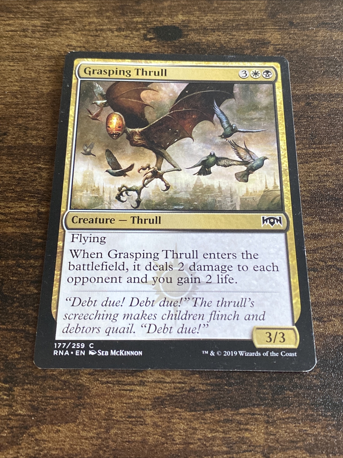 Grasping Thrull (177) Ravnica Allegiance MTG Magic The Gathering B10200 ...
