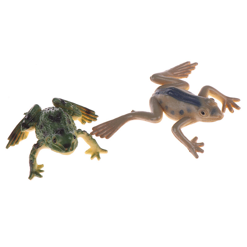 12pcs frogs model action toy figures learning education toys for ...