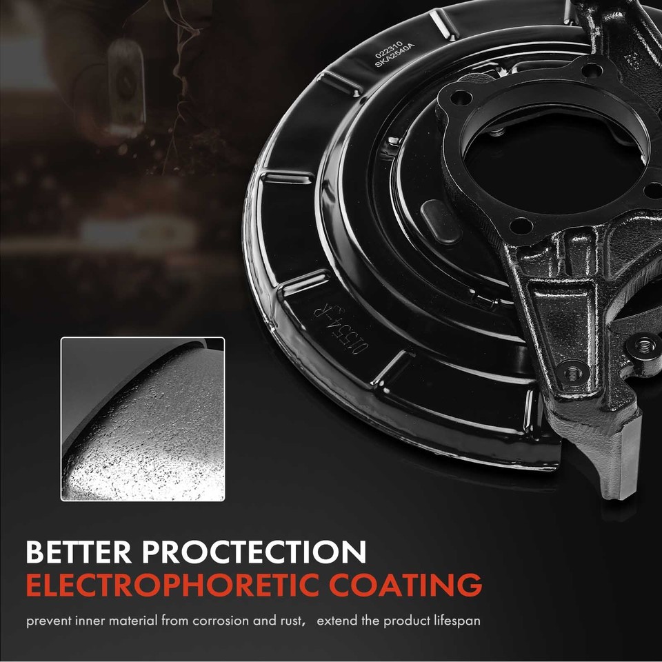 2Pcs Rear Side Brake Backing Plate for Ford Escape Mazda Tribute ...