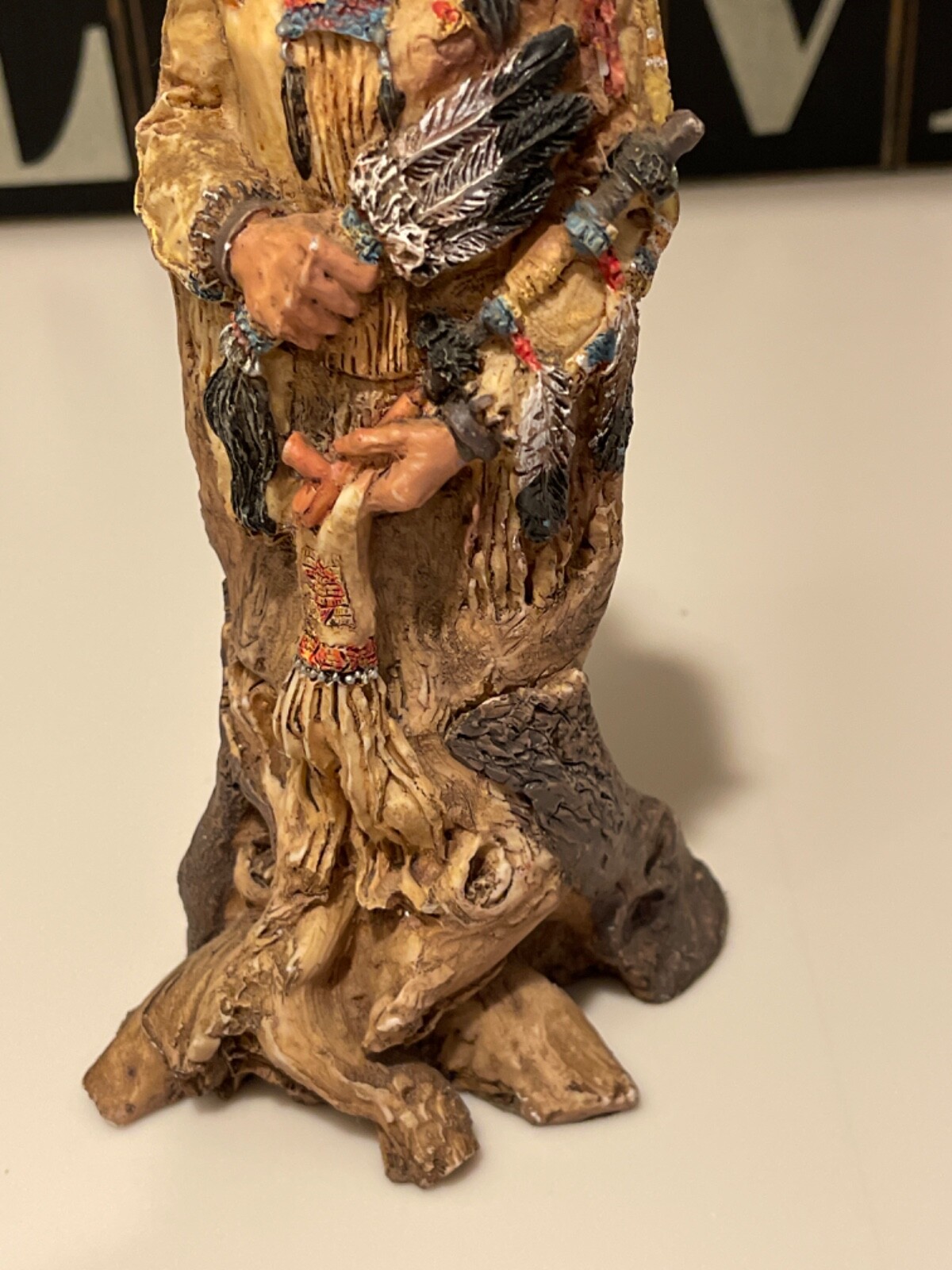Native American Indian Figurine Old West Visions Limited Edition Heavy | eBay