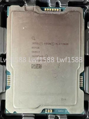 Intel Xeon Platinum 8571N QS LGA4677 2.40GHz 52Core 300MB 1S server ...