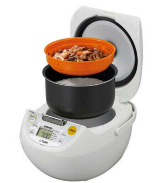TIGER (JBV-10CU) 5.5-Cup Micom Rice Cooker & Warmer BPA Free Tray - New ...