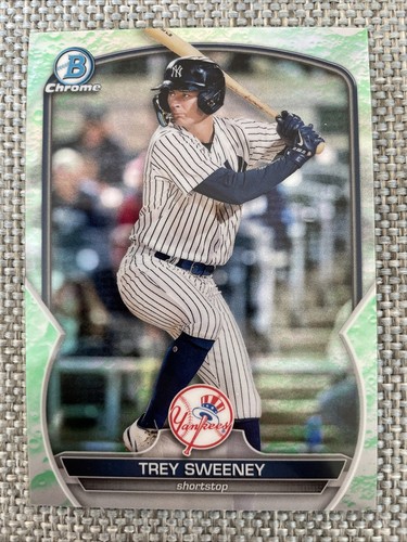 2023 Bowman Chrome Prospect “Lunar Glow Refractor” Trey Sweeney Card # ...