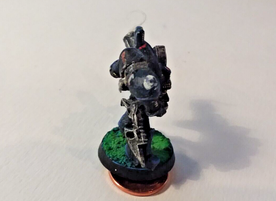 Warhammer 40k Chaos Space Marine Champion miniature pro painted metal ...