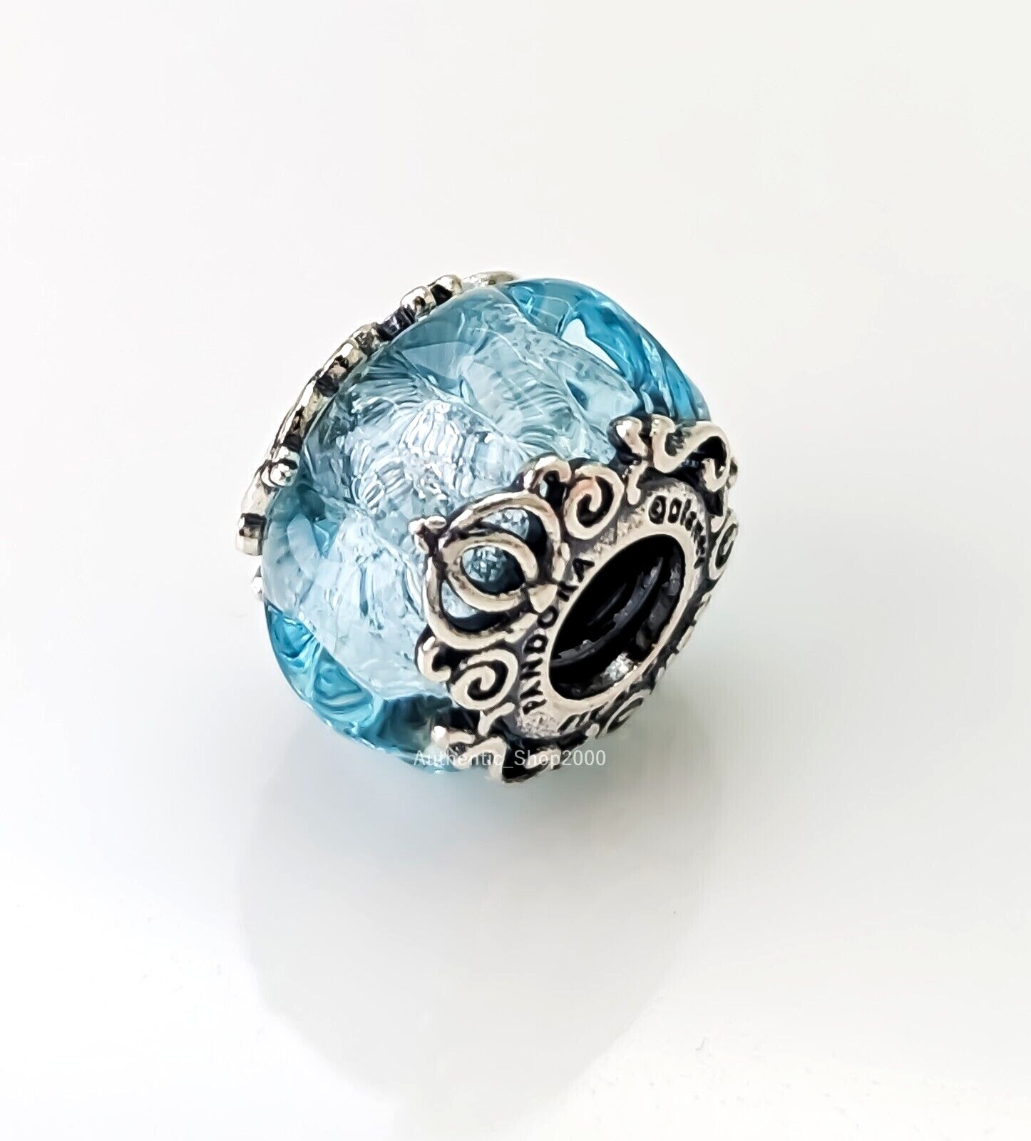 New 100% Genuine PANDORA 925 Ale Disney Cinderella Murano Glass Charm ...