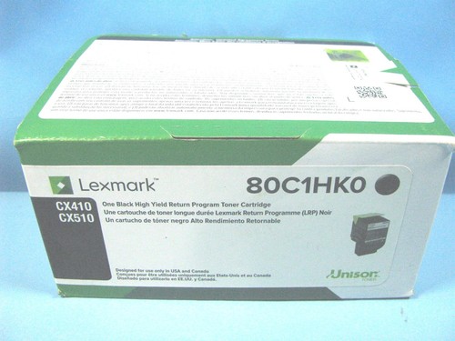 Genuine Lexmark 80C1Hk0 801Hk Return Program Toner Cartridge BLACK CX410 CX510 | eBay