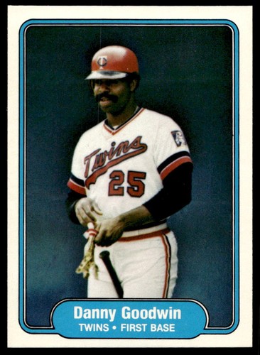 1982 Fleer 554 Danny Goodwin Minnesota Twins Baseball Card | eBay