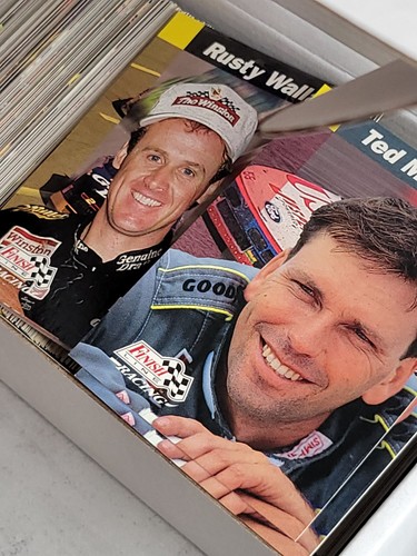 Huge lot NASCAR Trading Cards 9 lbs. Trax Press Pass Finish Line Maxx ...