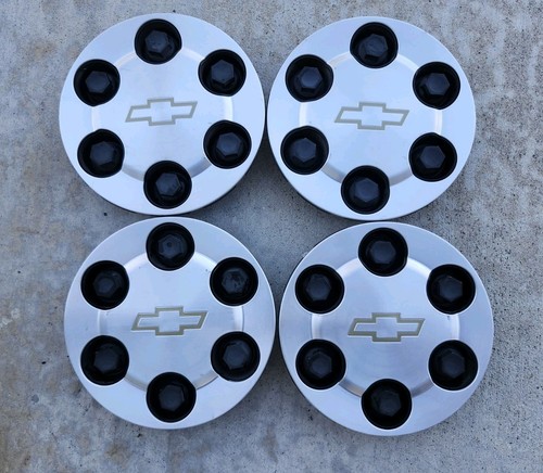 03-07 Chevrolet Silverado 1500 Wheel Center Caps Set Of 4 OEM 09594493 ...
