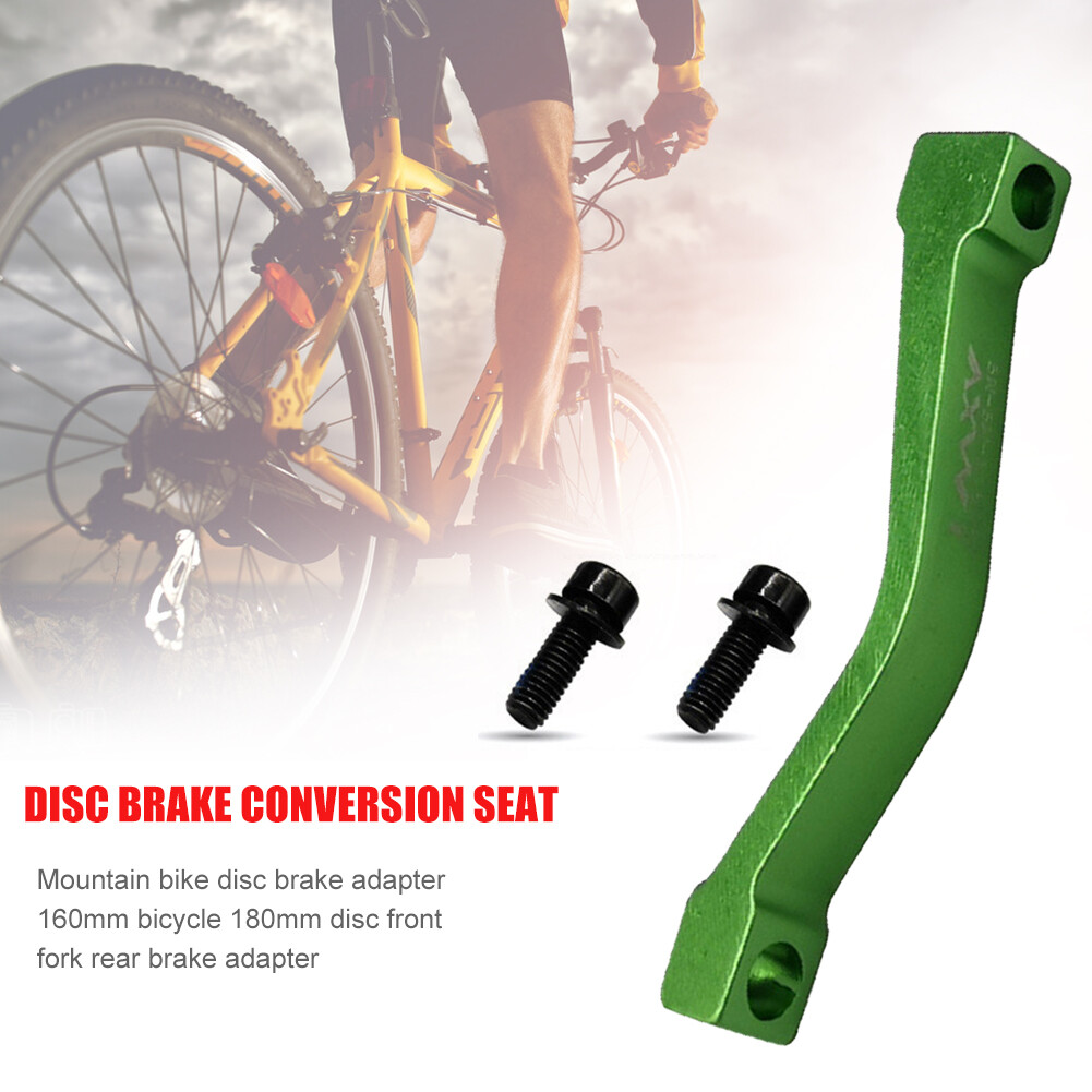 Mountain Bike Disc Brake Adapter 160 180mm MTB Bicycle Rotor Disc(Green ...