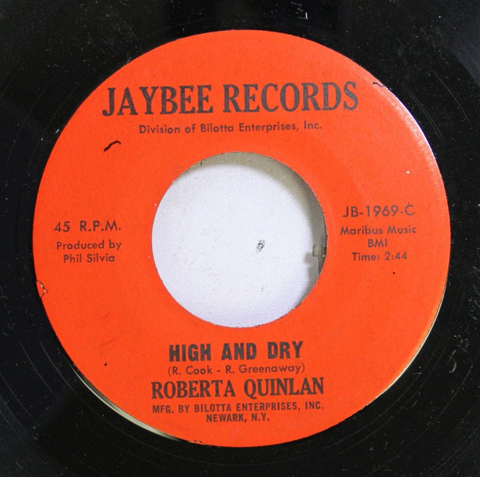 Soul Promo 45 Robert Quinlan - High And Dry / Merry Go Round Of Love On Jaybee R | eBay