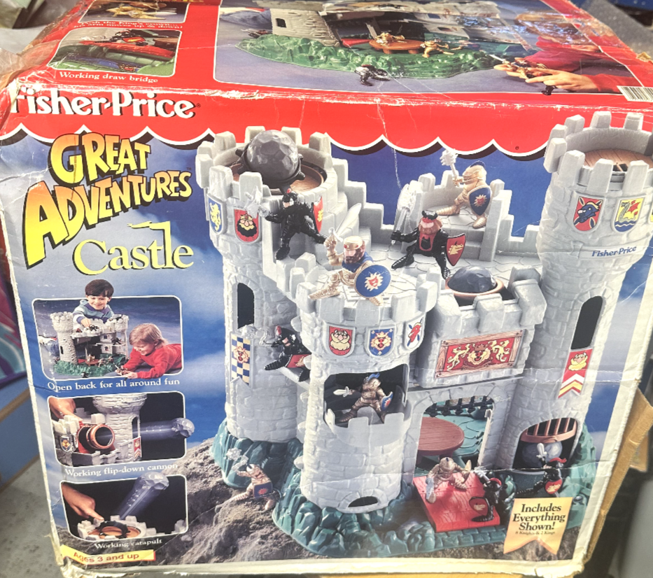 Fisher-Price 1994 Great Adventures Castle Playset (77110) | eBay