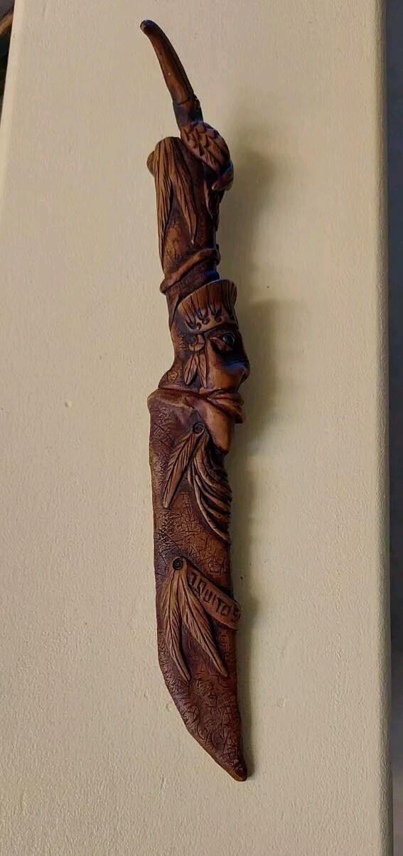 Peruvian ceremonial knife demon face Inca Iquitos Jungle. | eBay