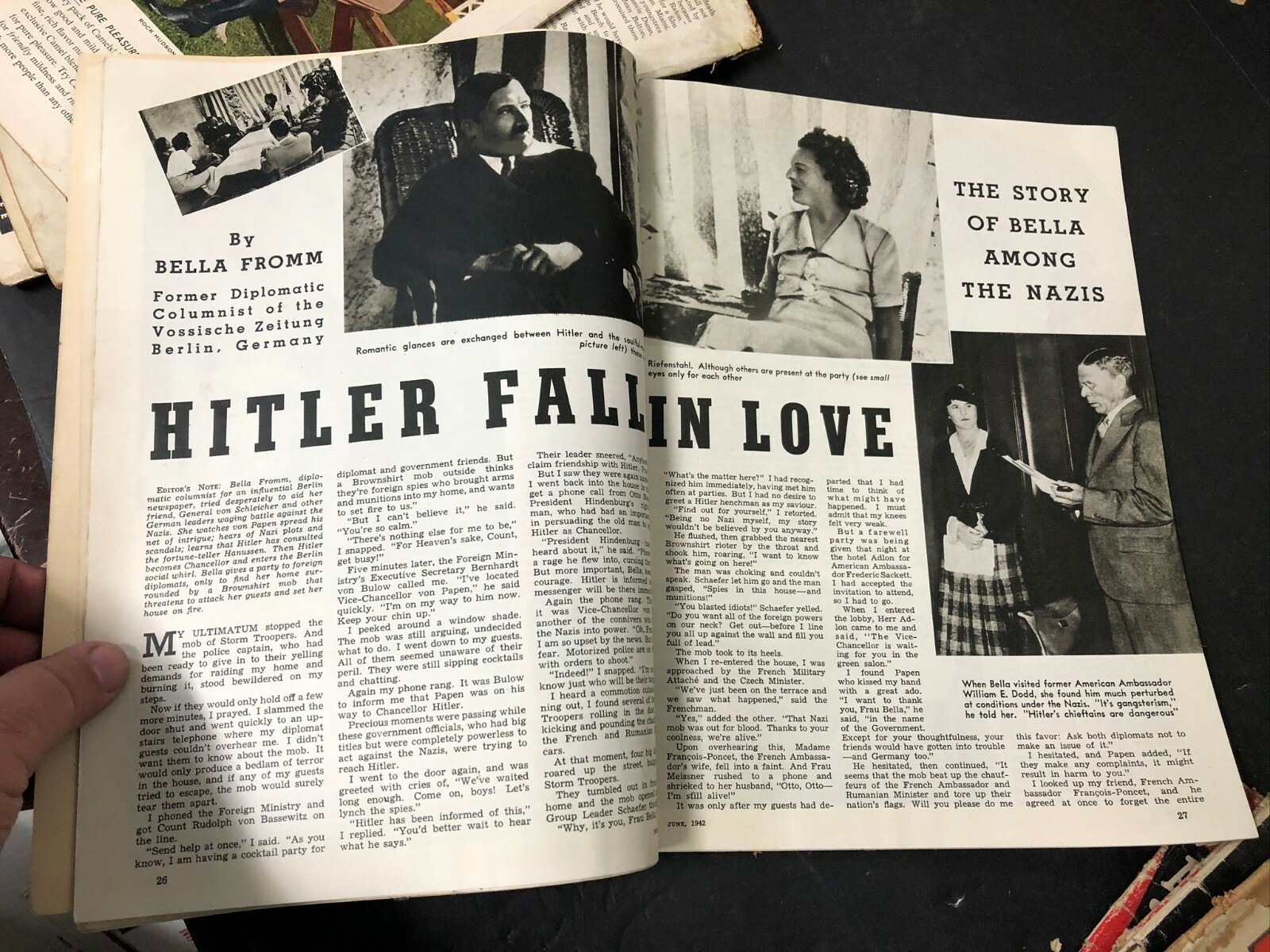 Vtg "TRUE DETECTIVE" Pulp June 1942 Jack Dempsey Hitler Bella Fromm | eBay