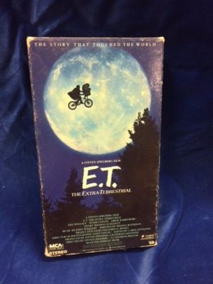 VHS ET The Extra Terrestrial Original 1982 Version Video Tape- take a ...