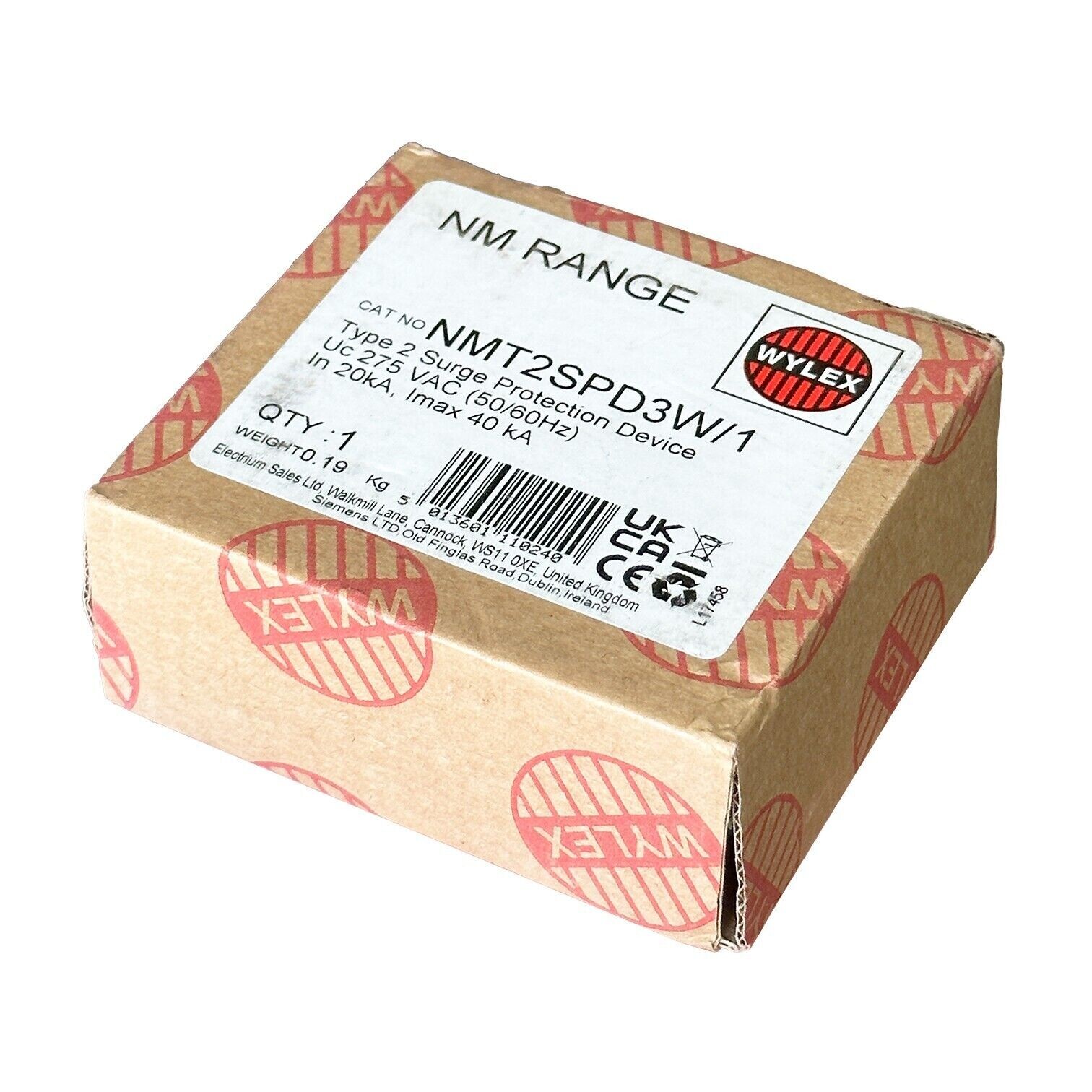 Wylex SPD Surge Protection Device NMT2SPD3W/1 Type 2 for sale online ...