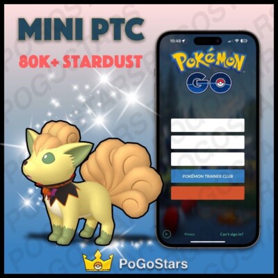 Pokémon PTC Go - Shiny Vulpix Spooky - 80K Stardust Read Description | eBay