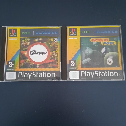 Jeux PS1 PSX Buggy & Actua pool Sony playstation 1 lot de 2 | eBay