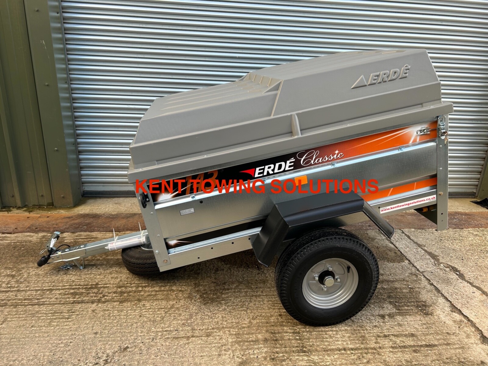 NEW Erde 143 Box Car Camping Trailer With Lockable ABS Hard Top Cover ...