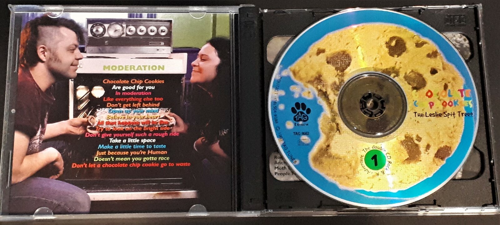 THE LESLIE SPIT TREEO - Chocolate Chip Cookies 2-CD Set 1996 Rare OOP ...