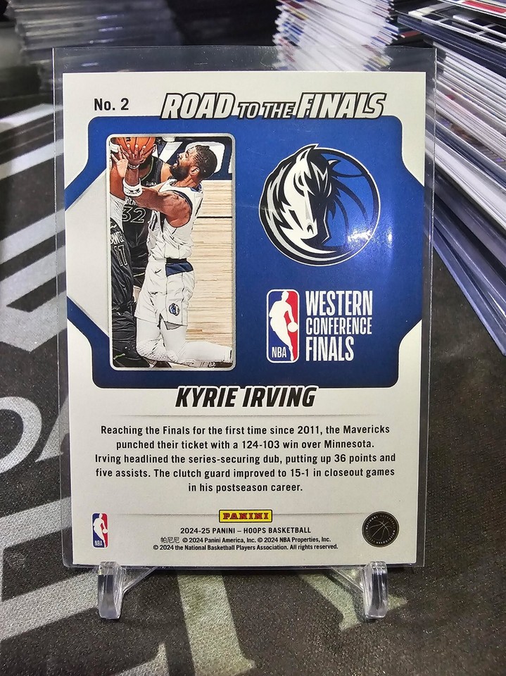 2024-25 Panini Hoops Kyrie Irving Road to the Finals #2 Conf. Finals ...