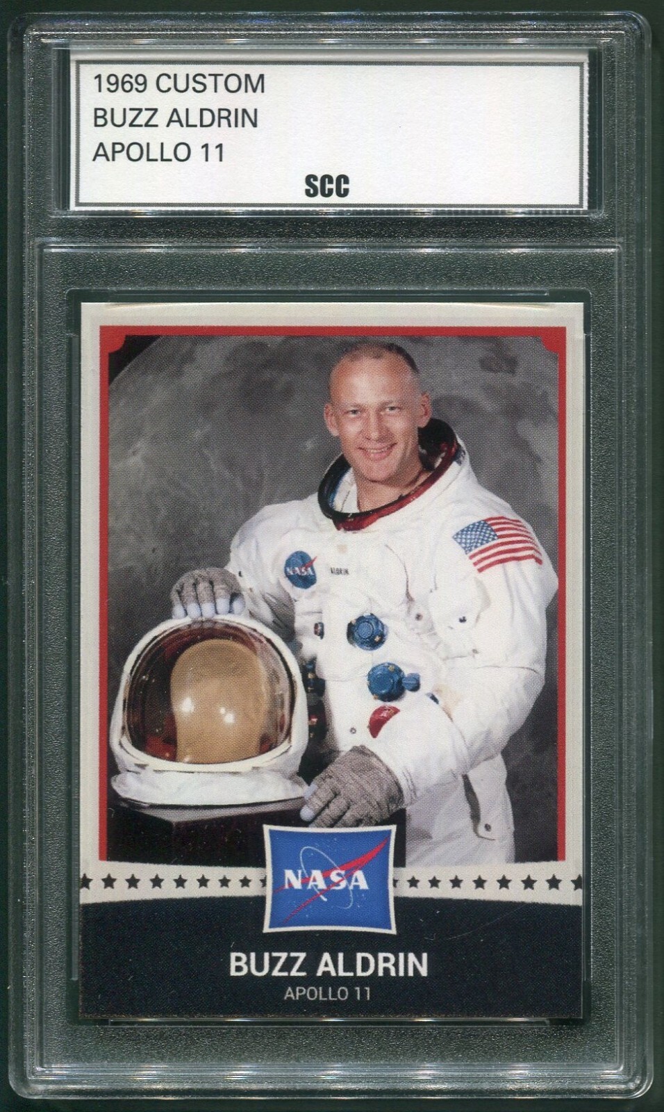 Custom 1969 Buzz Aldrin Apollo 11 NASA Moon Mission Trading Card | eBay