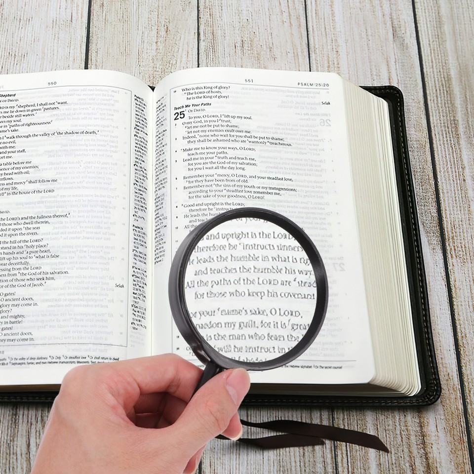 2pcs Close Work Magnifiers Seniors Reading Magnifier 3x Magnifier Glass ...