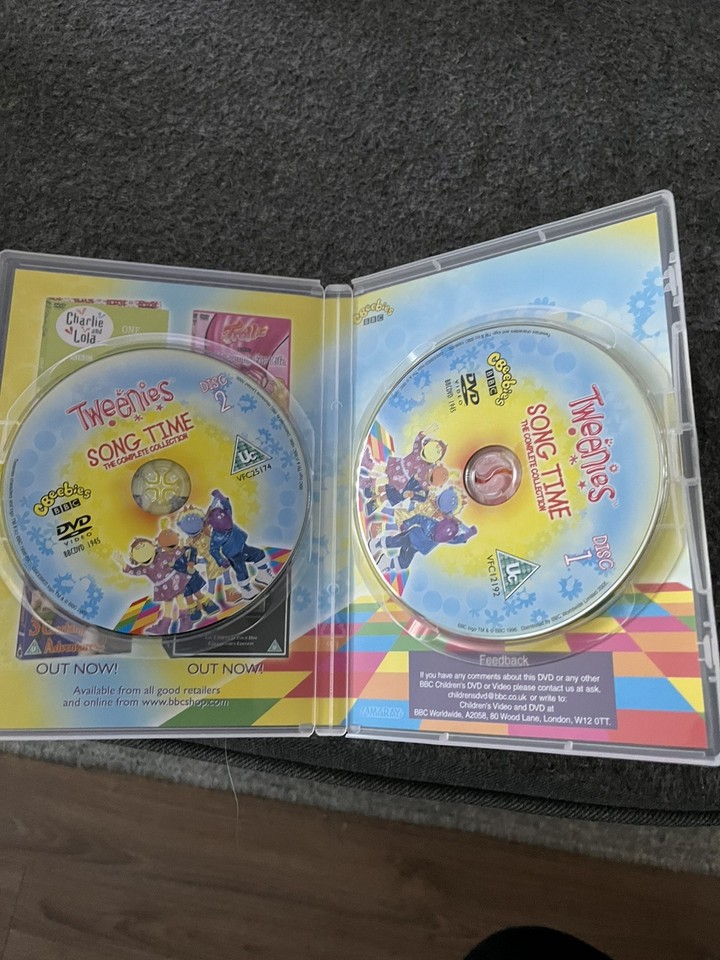 CBeebies Tweenies: Song Time | The Complete Collection DVD | 2 Disc Set ...
