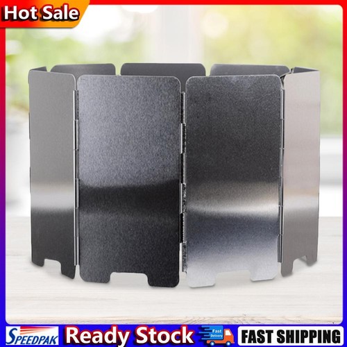 9pcs Wind Shield Foldable Cooking Wind Shield Aluminium Alloy for ...