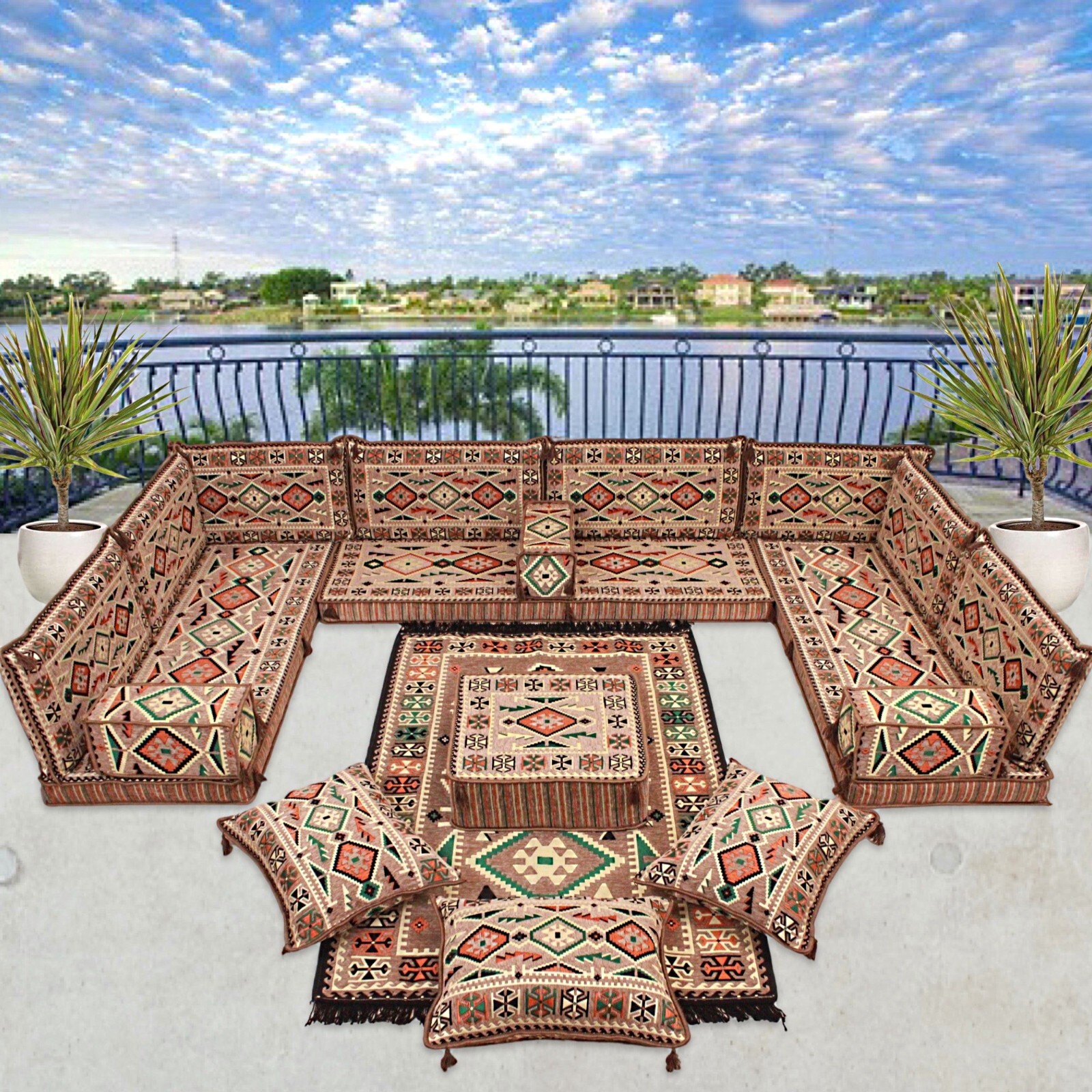Arabic Living Room Furniture, Arabic Majlis Sofa, Oriental Seating Sofa ...