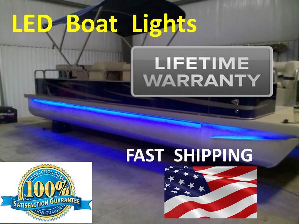 12v DC Pontoon Boat LED Light kit -UNIVERSAL lighting part fits ANY ...
