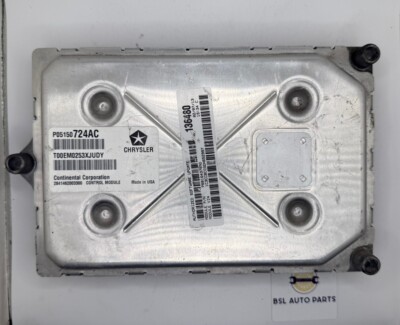 2012-13 Dodge Avenger 200 P05150724AC Engine Control Module Unit ECM ...