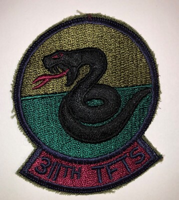 Post Vietnam War USAF US Air Force 311th Tactical Fighter Squadron ...