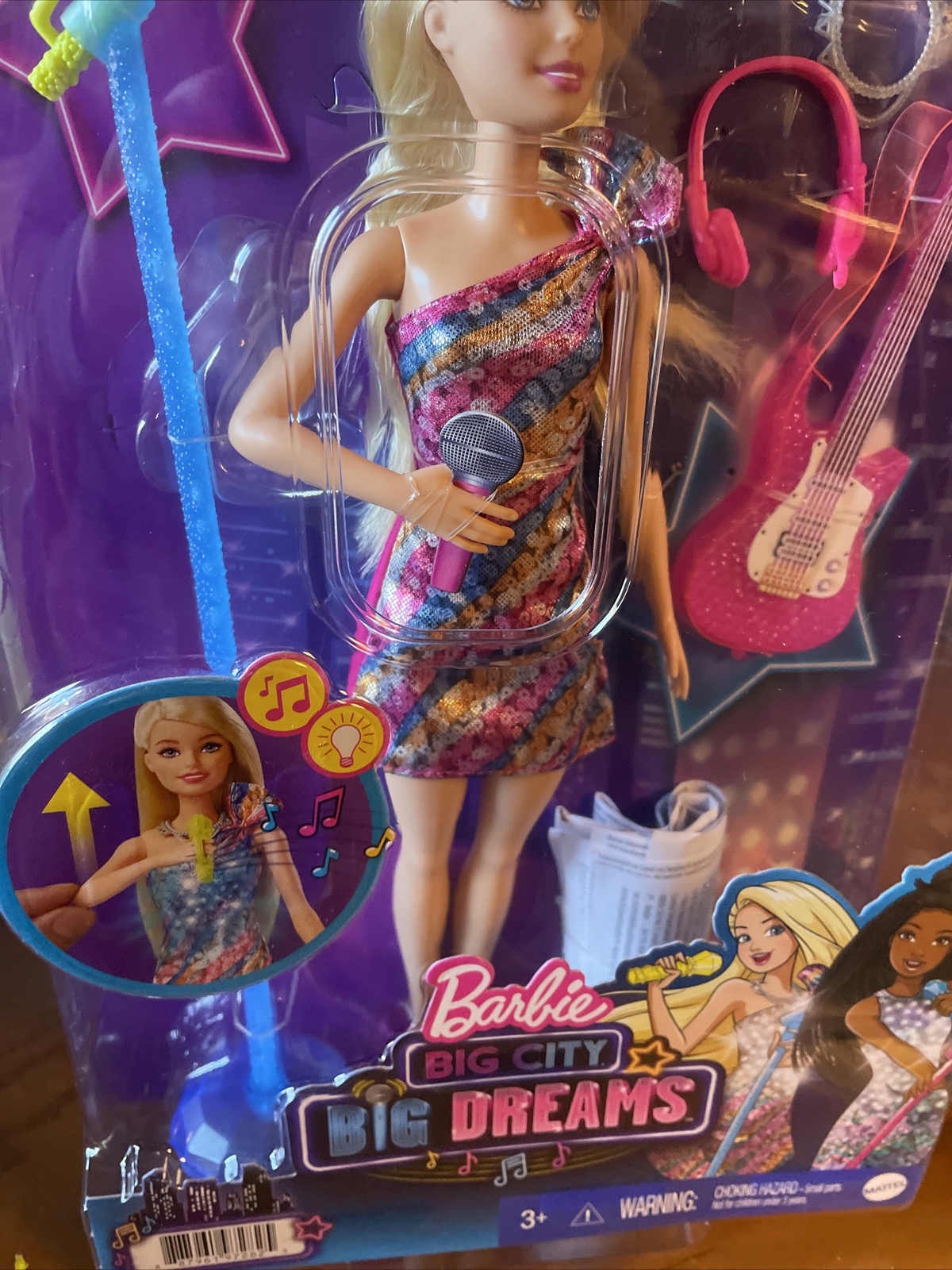 Mattel Singing Barbie Doll Big City Big Dreams Lights Music GYJ21 *FREE ...