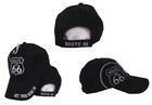 Get Your Kicks On US Route 66 Black Shadow Embroidered Baseball Cap Hat ...