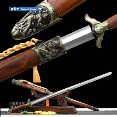 Exquisite Chinese Tai Chi Jian Kung Fu Sword Flexible Stainless Steel ...