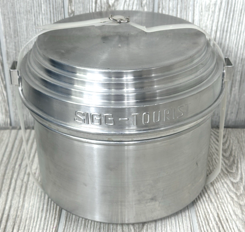 Vintage SIGG Tourist Backpacking Camping 6-Piece Aluminum Cooking Pot ...
