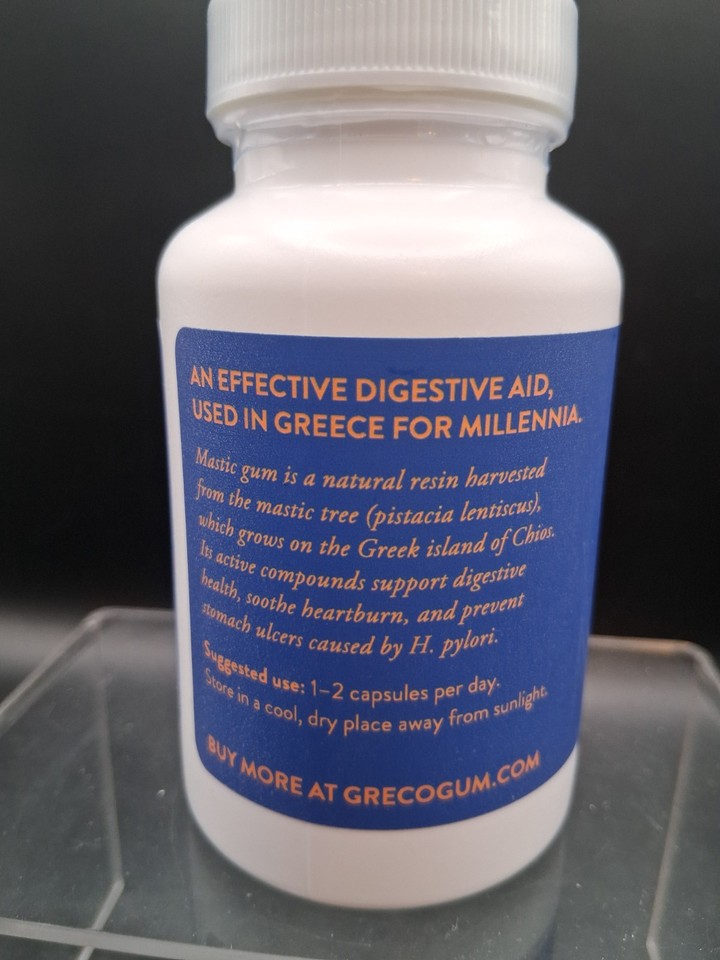Greco Gum Mastic Gum Powder Capsule 60ct - New! | eBay UK