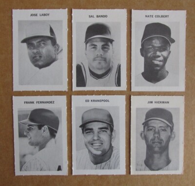1969 MILTON BRADLEY BASEBALL GAME CARD SINGLES COMPLETE YOUR SET PICK ...