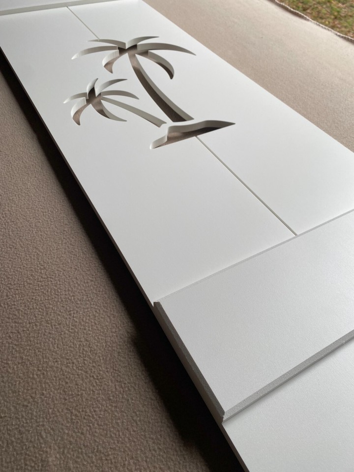 Custom Palm Tree Shutter, PVC Exterior Shutter, Sold Individually | eBay